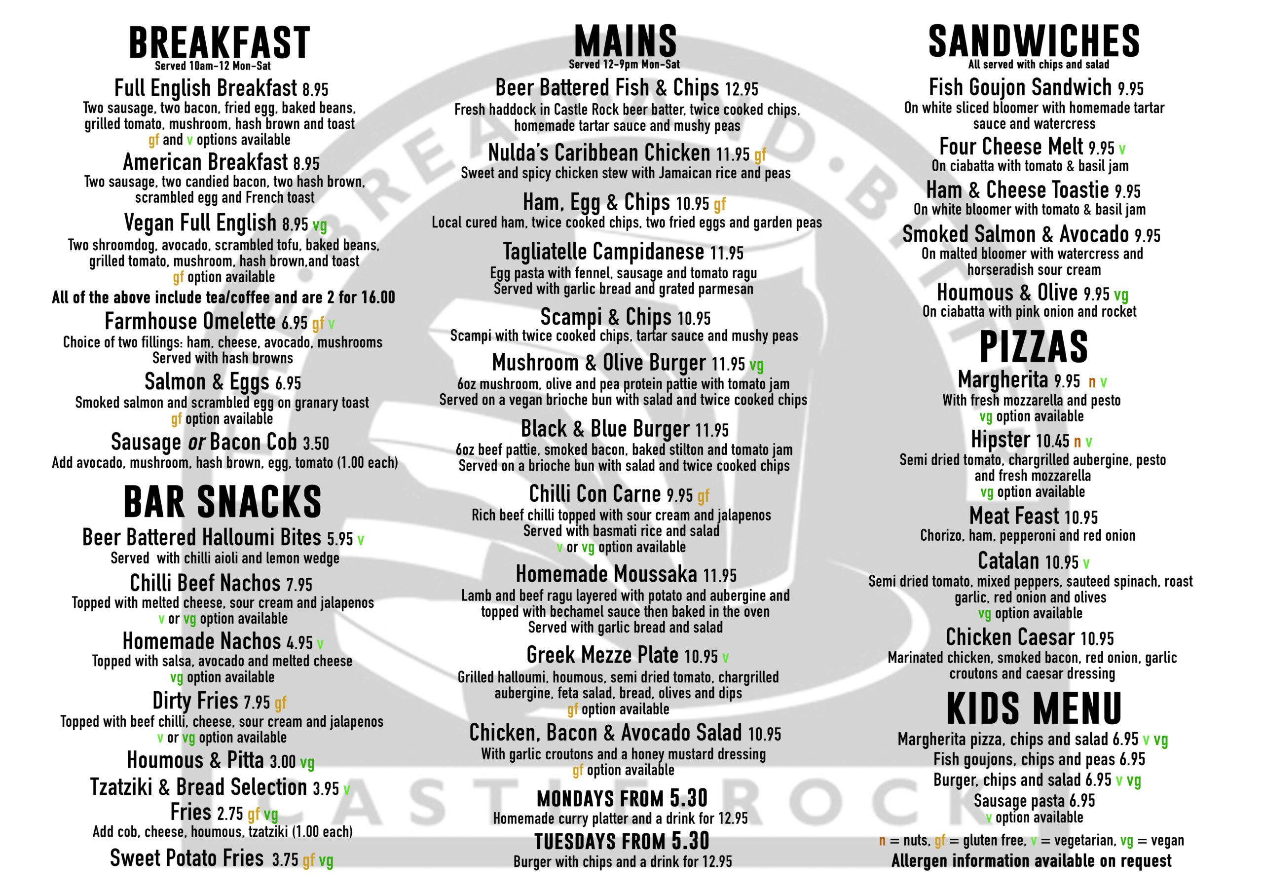 Bread and Bitter | Castle Rock Brewery