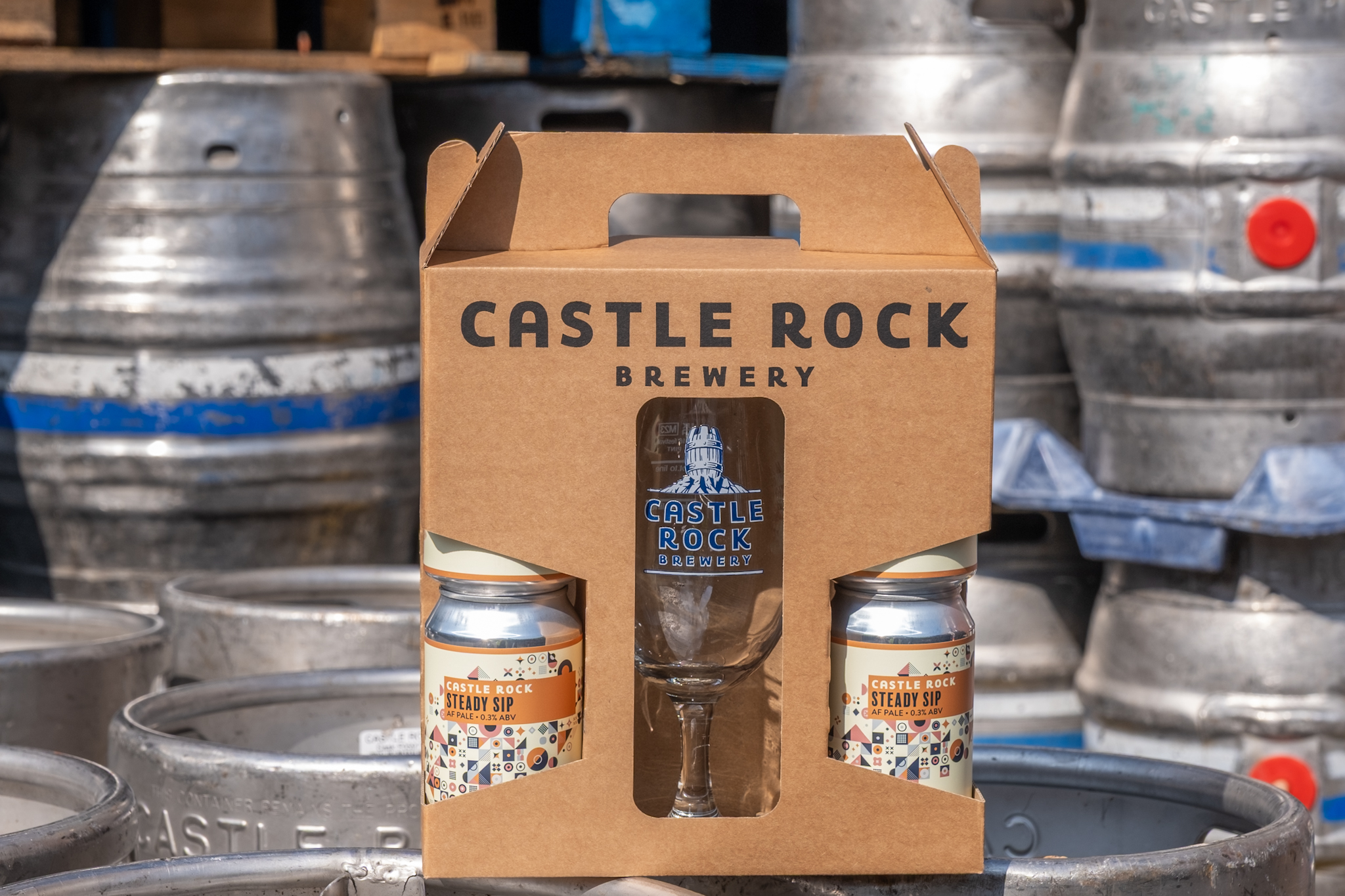 Steady Sip Four Can And Castle Rock Glass Gift Pack | Castle Rock Brewery