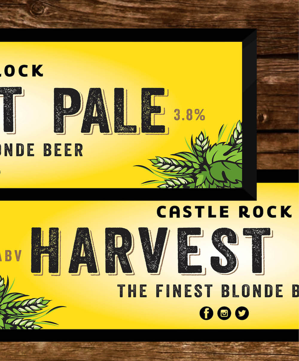 Harvest Pale Bar Runner | Castle Rock Brewery